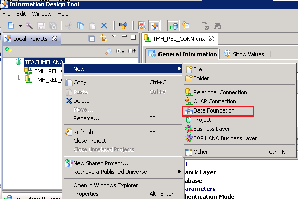 SAP Business Objects Information design tool – SAP HANA Tutorial (2/2)