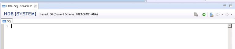 SAP HANA SQL Script INSERT Statement - SAP HANA Tutorial