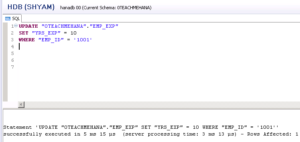 Complete SAP HANA SQL Script Tutorial (7/9)- SQL UPDATE & more