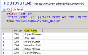 Complete SAP HANA SQL Script Tutorial (5/9)- String Functions