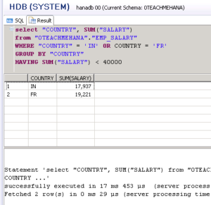 Complete SAP HANA SQL Script Tutorial (4/9)- GROUP BY,IN,BETWEEN