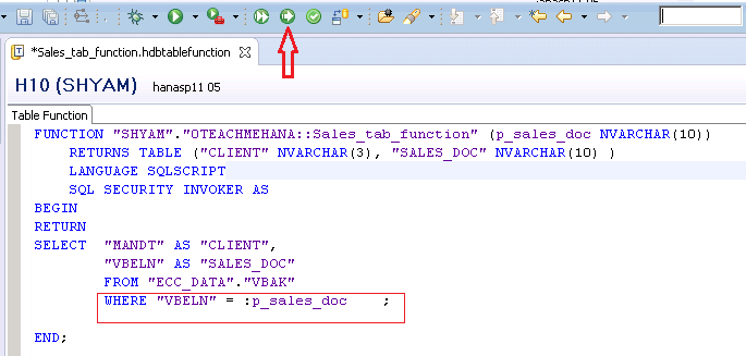 SAP HANA Table Function - SAP HANA SQL Tutorial - Part (3/3)